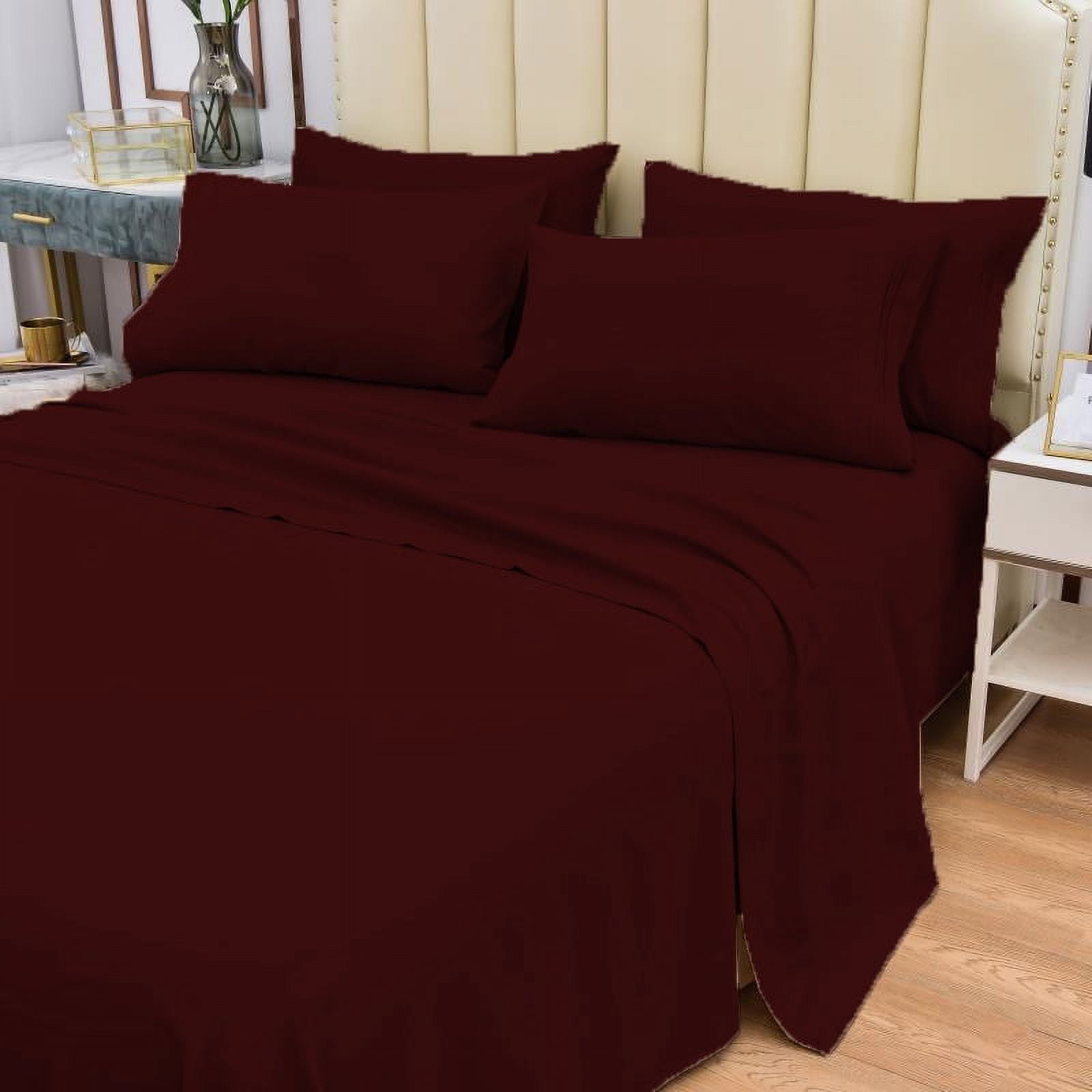 6 Piece Bamboo Sheets Set- Silky- Stronger Than Cotton Cool Sheets ...