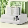 6 Piece Bamboo Viscose Cooling Sheet Set Queen King Size Soft ...