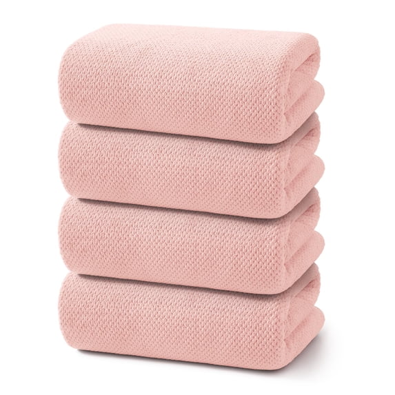 6-Piece Bath Towel Set - 2 Washcloths, 2 Hand Towels, 2 Bath Towels ...