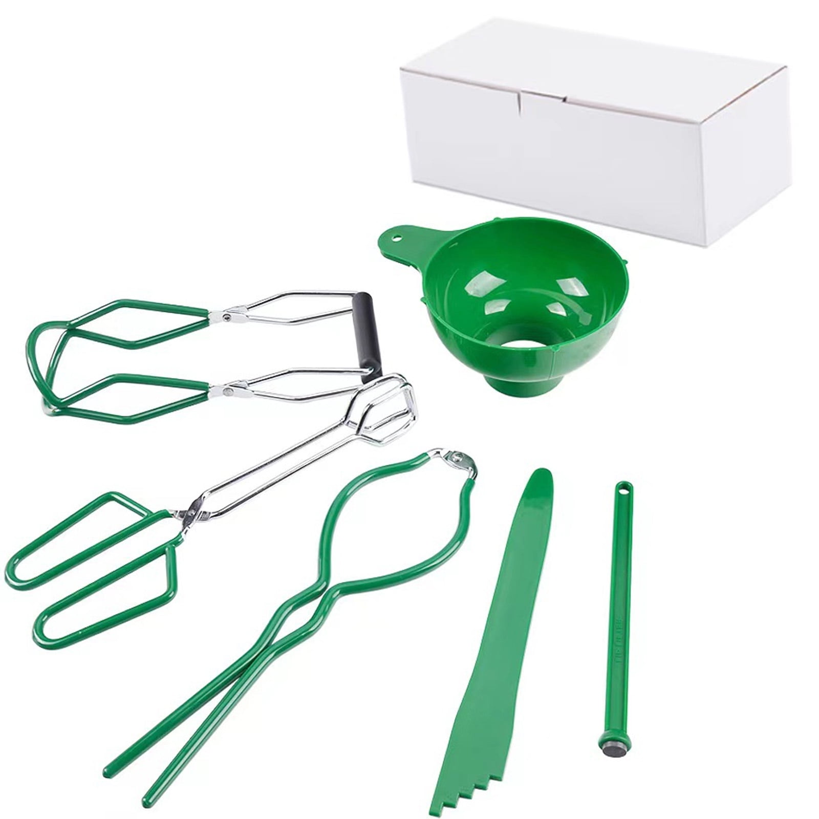 6-Piece Canning Lifter Set with Jar Tongs & Basket - Stainless Steel ...