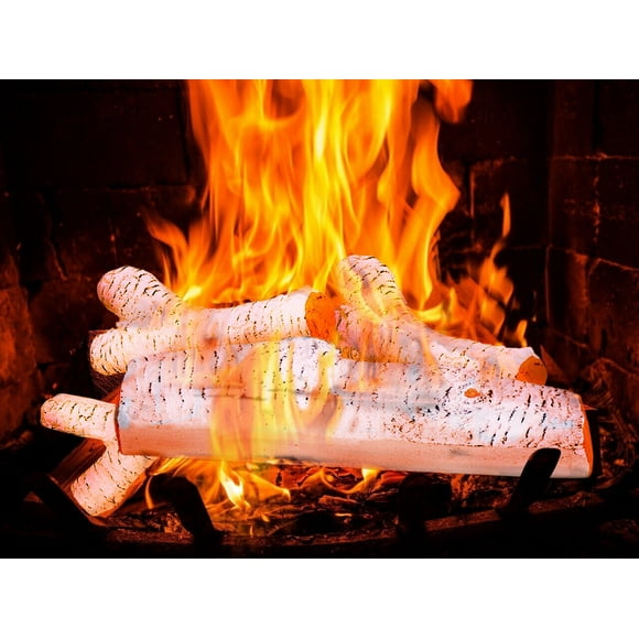 Faux Fireplace Logs