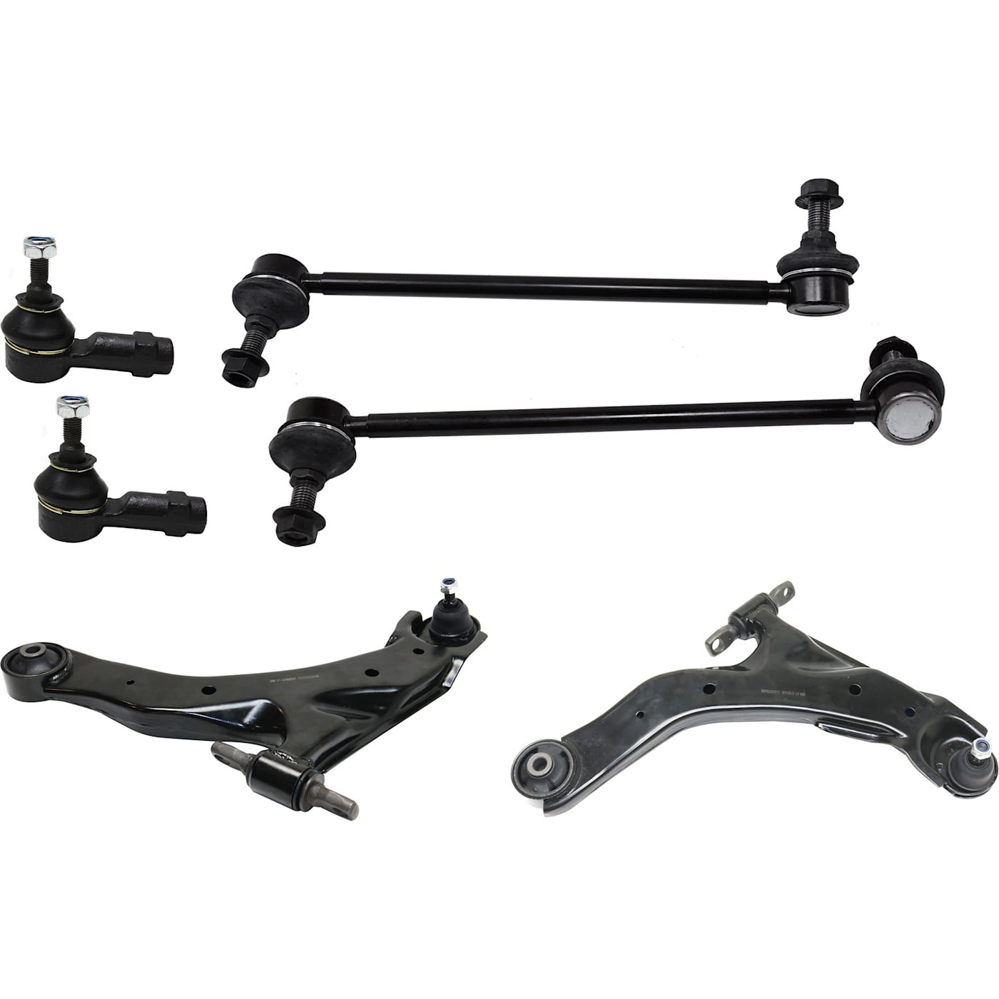 6-Piece Control Arm Kit with Bushings & Sway Bar for 2009-2004 for Kia ...