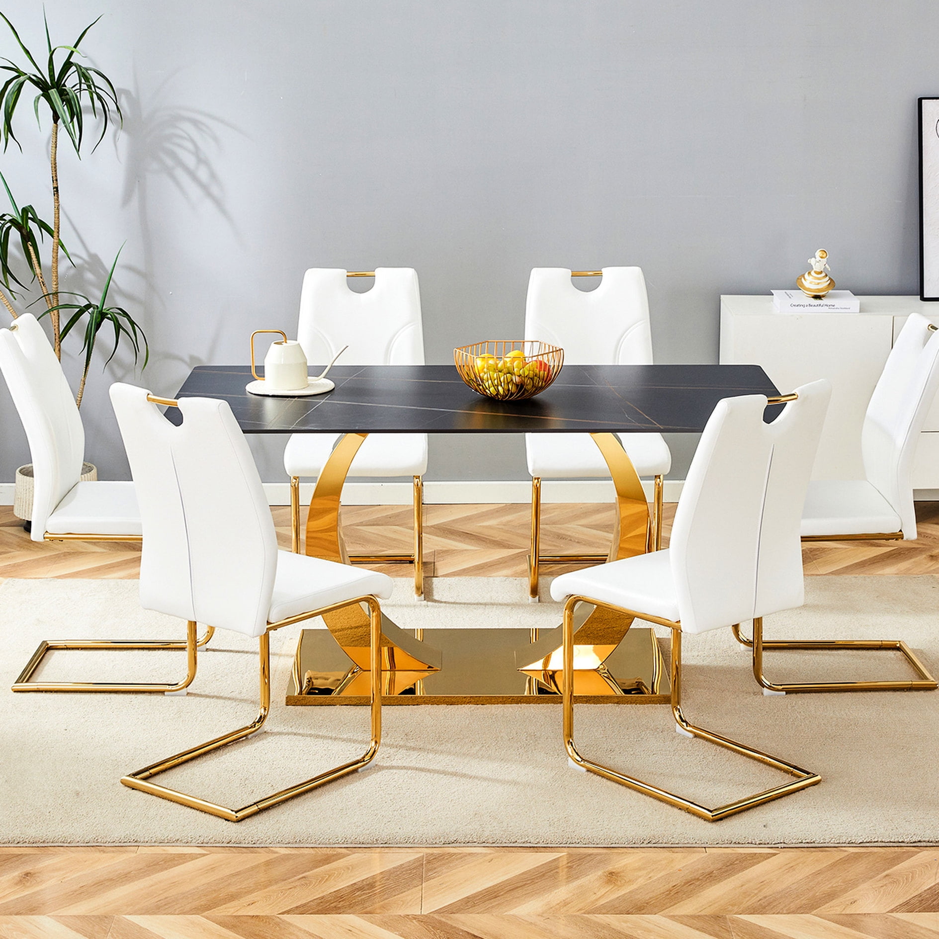 6 - Piece Dining Set | Great for Home Gatherings with Versatile Design ...