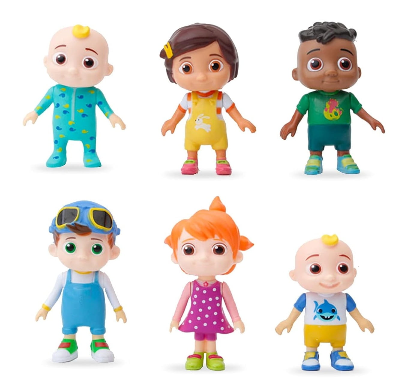 6-Piece Friends & Family Figurine Set - 3-Inch Articulated Characters ...