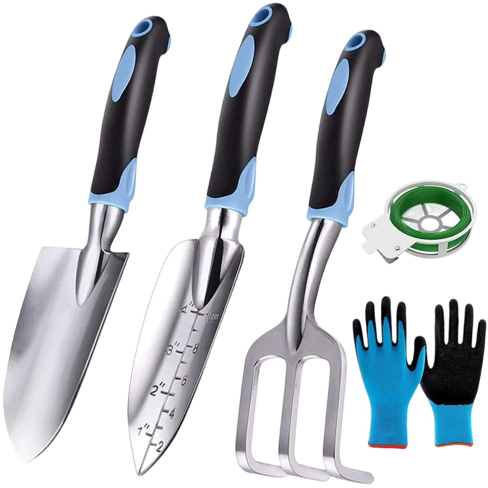 6-Piece Garden Shovel Set – Hand Tools for Planting, Weeding & Outdoor ...