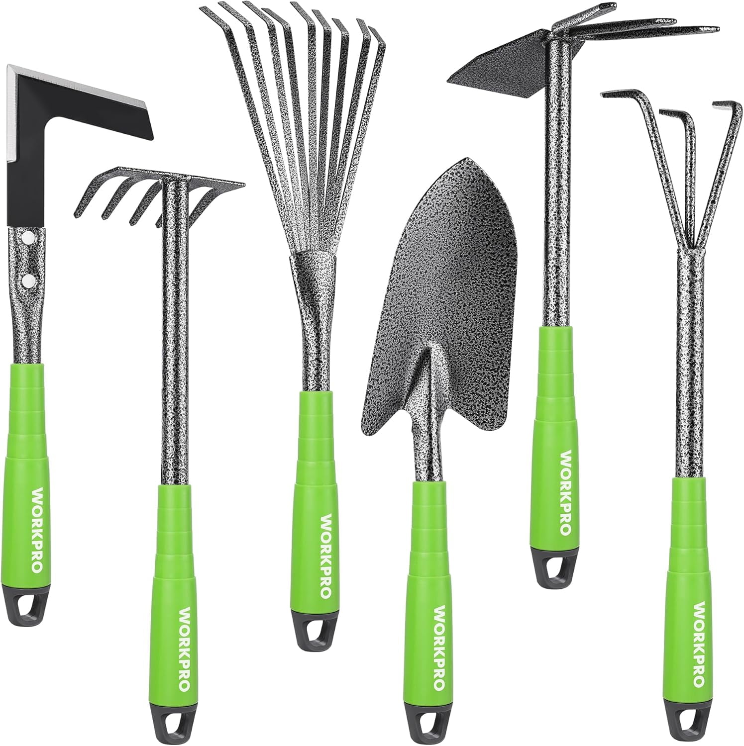6-Piece Garden Tool Set, Heavy Duty Gardening Hand Tools with Soft ...