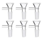6-Piece Glass Funnel Set - Small Kitchen Funnels for Spices, Oils ...