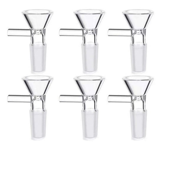 6-Piece Glass Funnel Set - Small Kitchen Funnels for Spices, Oils ...