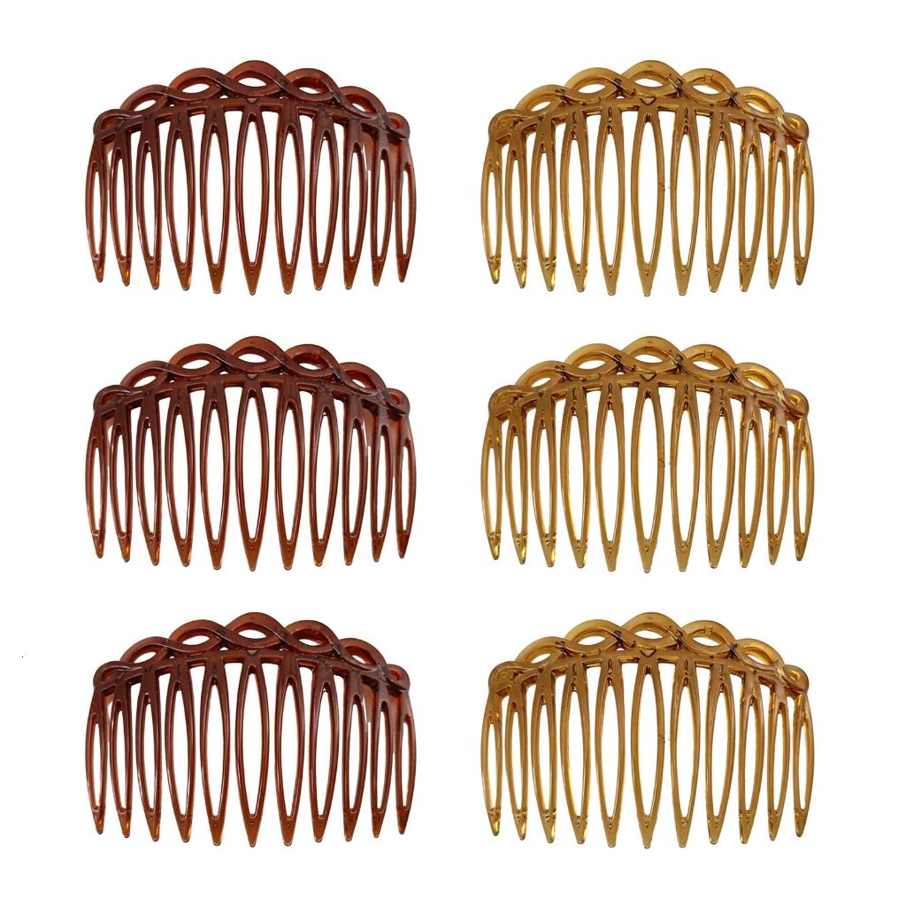 6 Piece Hair Combs Set Stylish French Side Combs for Most Hair Types ...