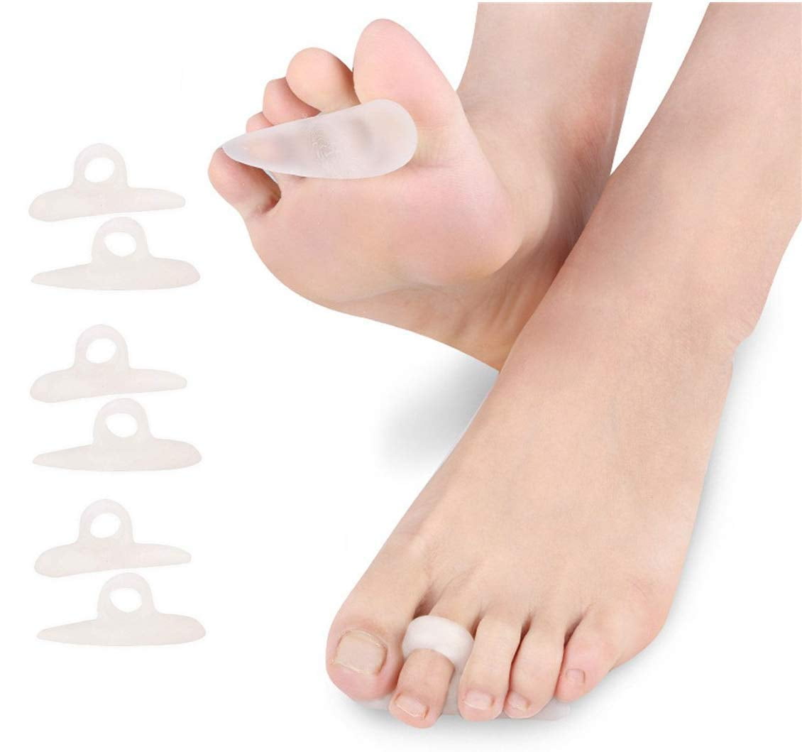 6-Piece Hammer Toe Pad – Hammer Toe Gel Pad Orthotic And Straightener ...