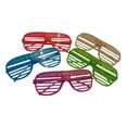 6 Piece High Quality Slotted & Shutter Shades Light Up Unisex Flashing ...