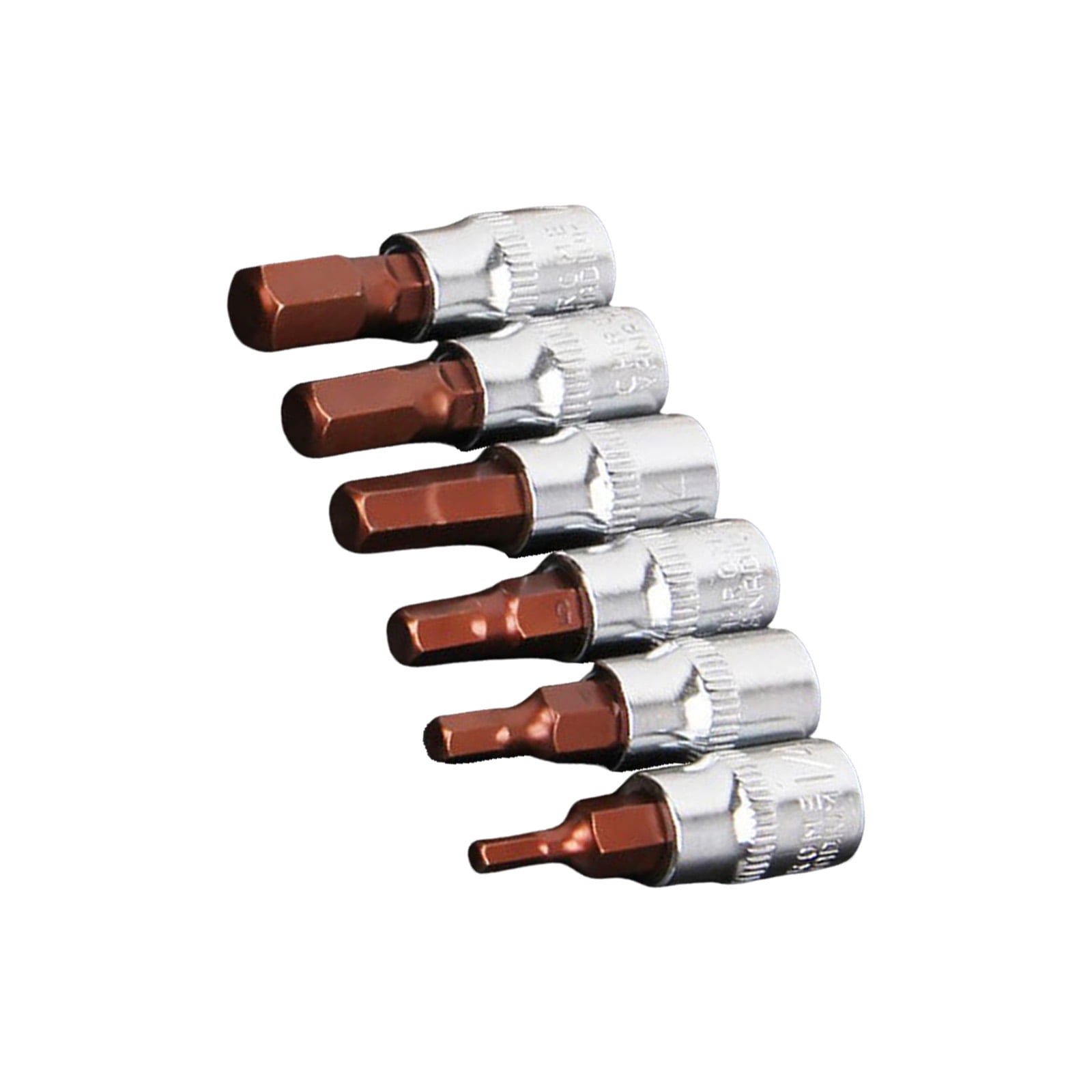 6 Piece Industrial Grades Impacts Sockets Collection Sockets Bit ...