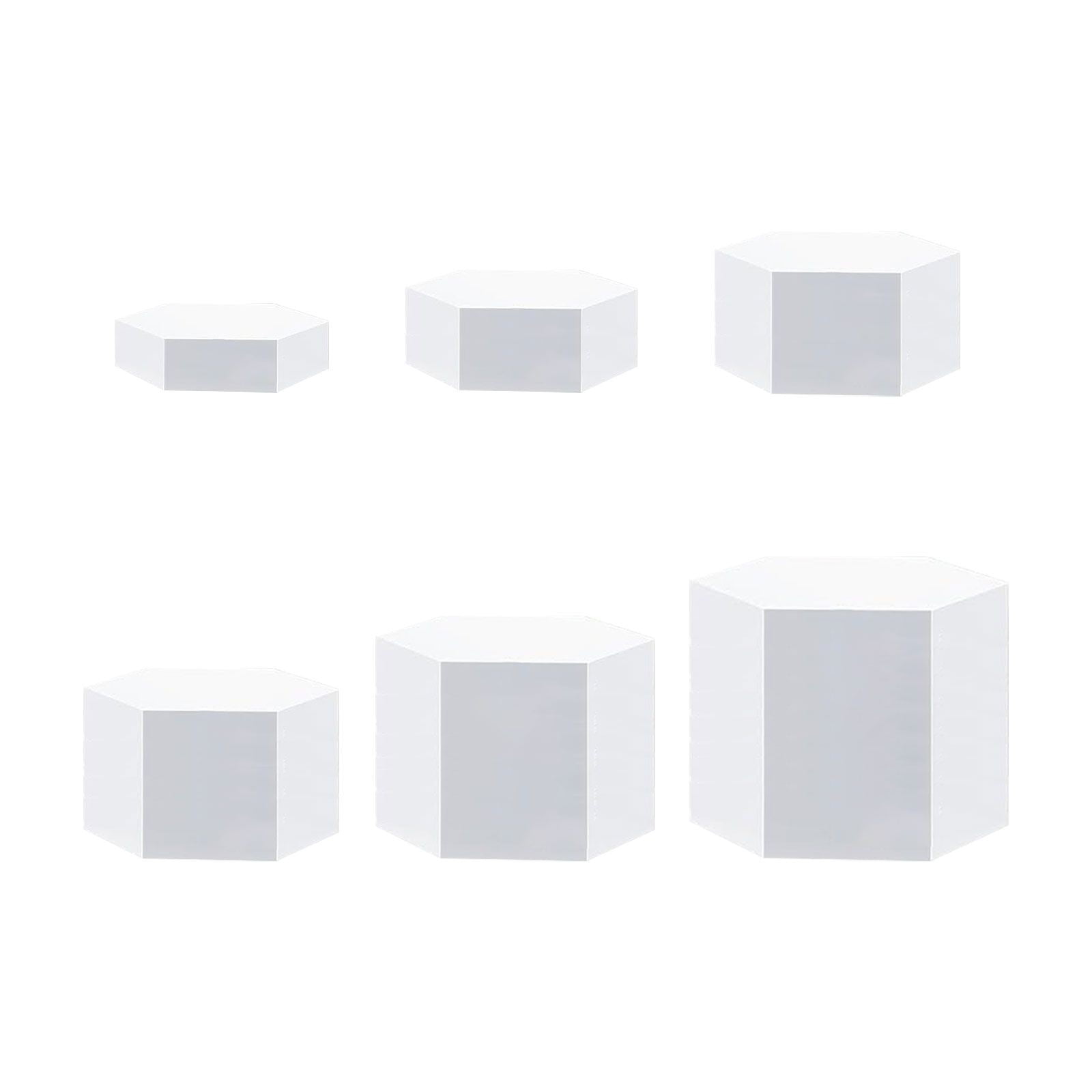 6-Piece Item Display Rack - 6 Pcs Buffet Hexagonal for Buffet Table ...