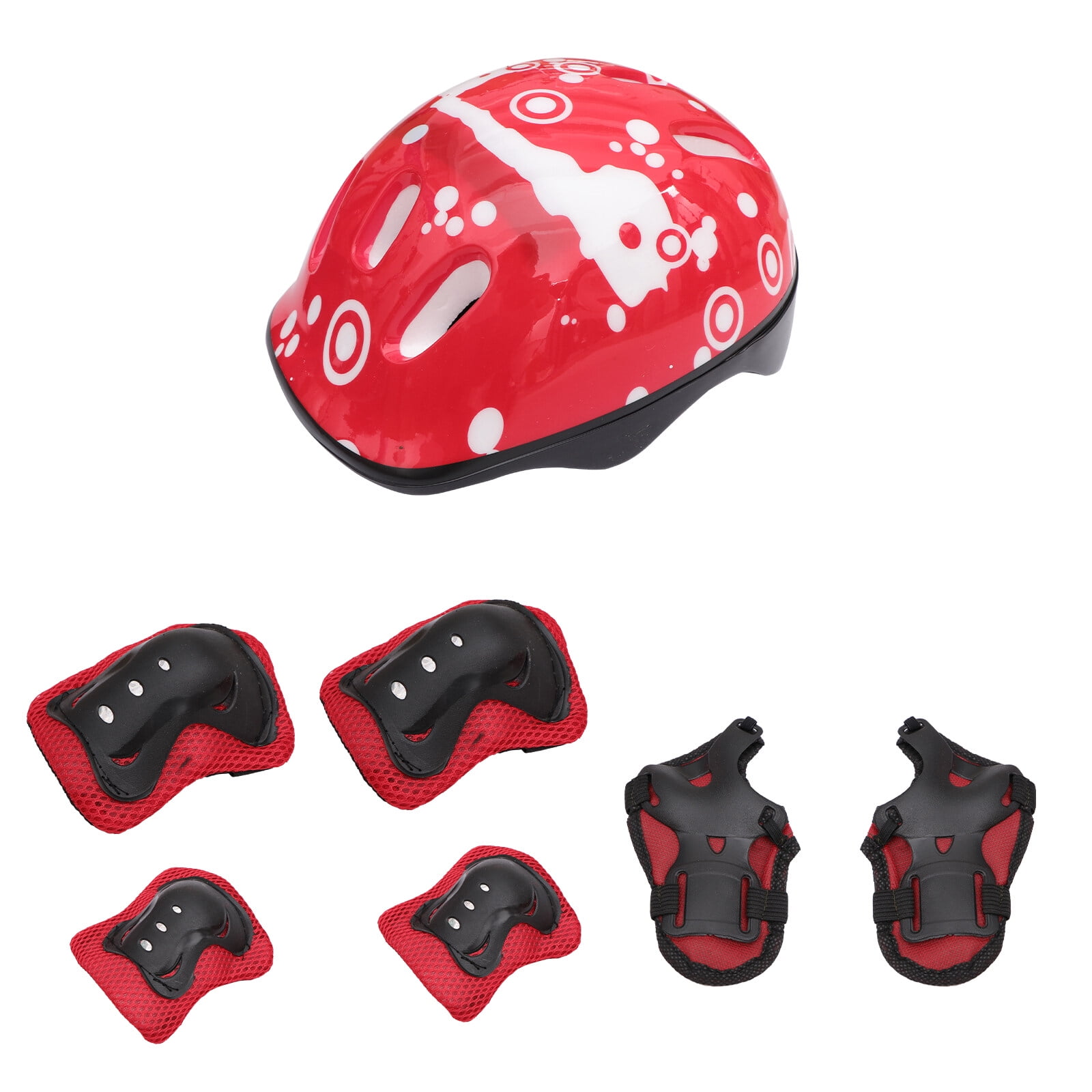 6-Piece Kids Sports Safety Set - Knee/Elbow Pads + Wrist Guards ...