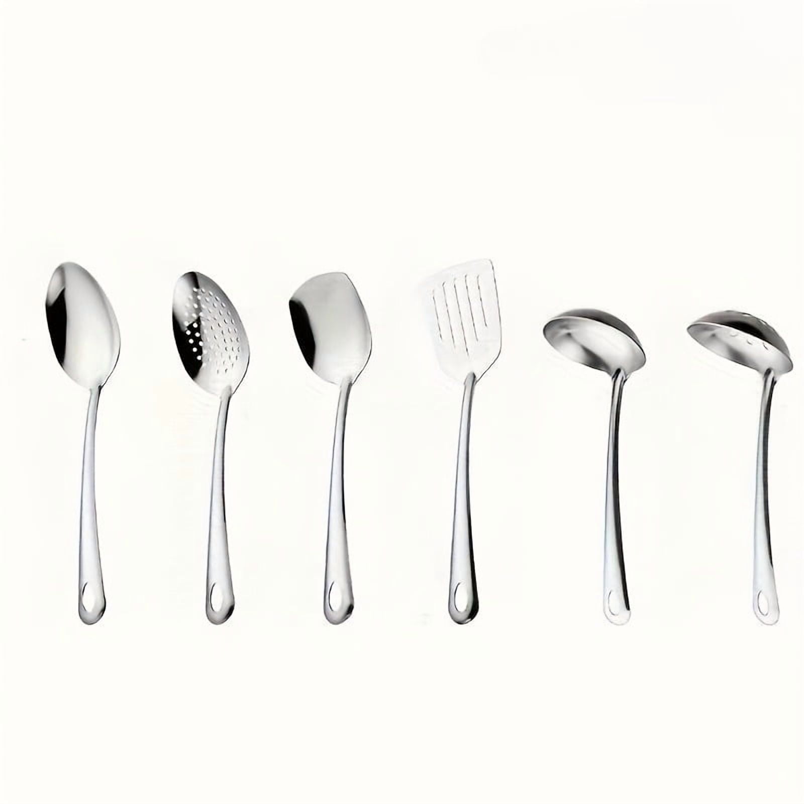 6-Piece Korean Style Gold-Plated Stainless Steel Kitchen Utensil Set ...