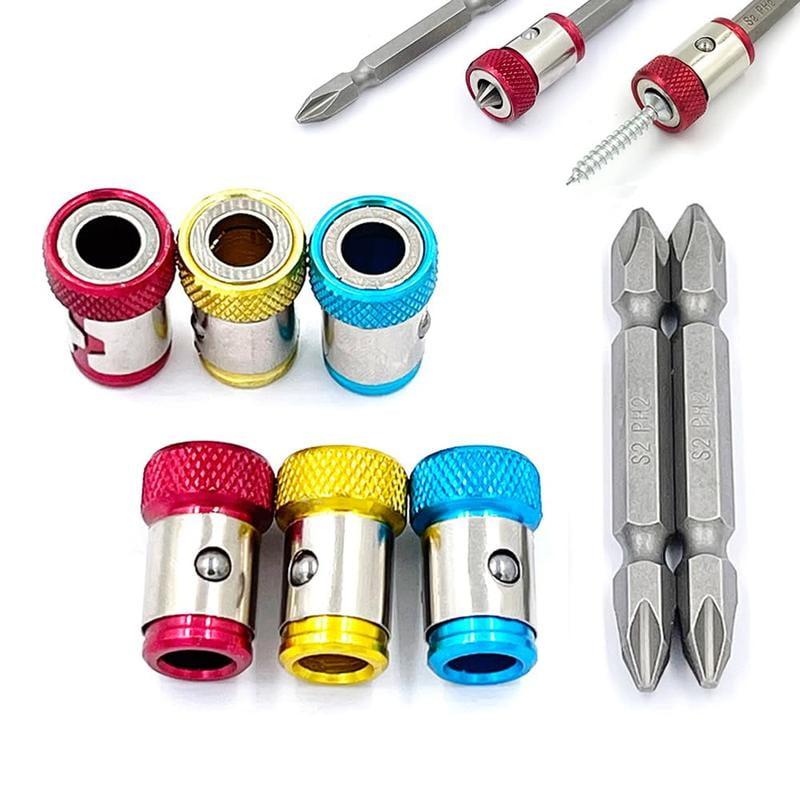 6-Piece Magnetic Screw Ring Set – Includes 2 PH2 Screwdriver Bits ...