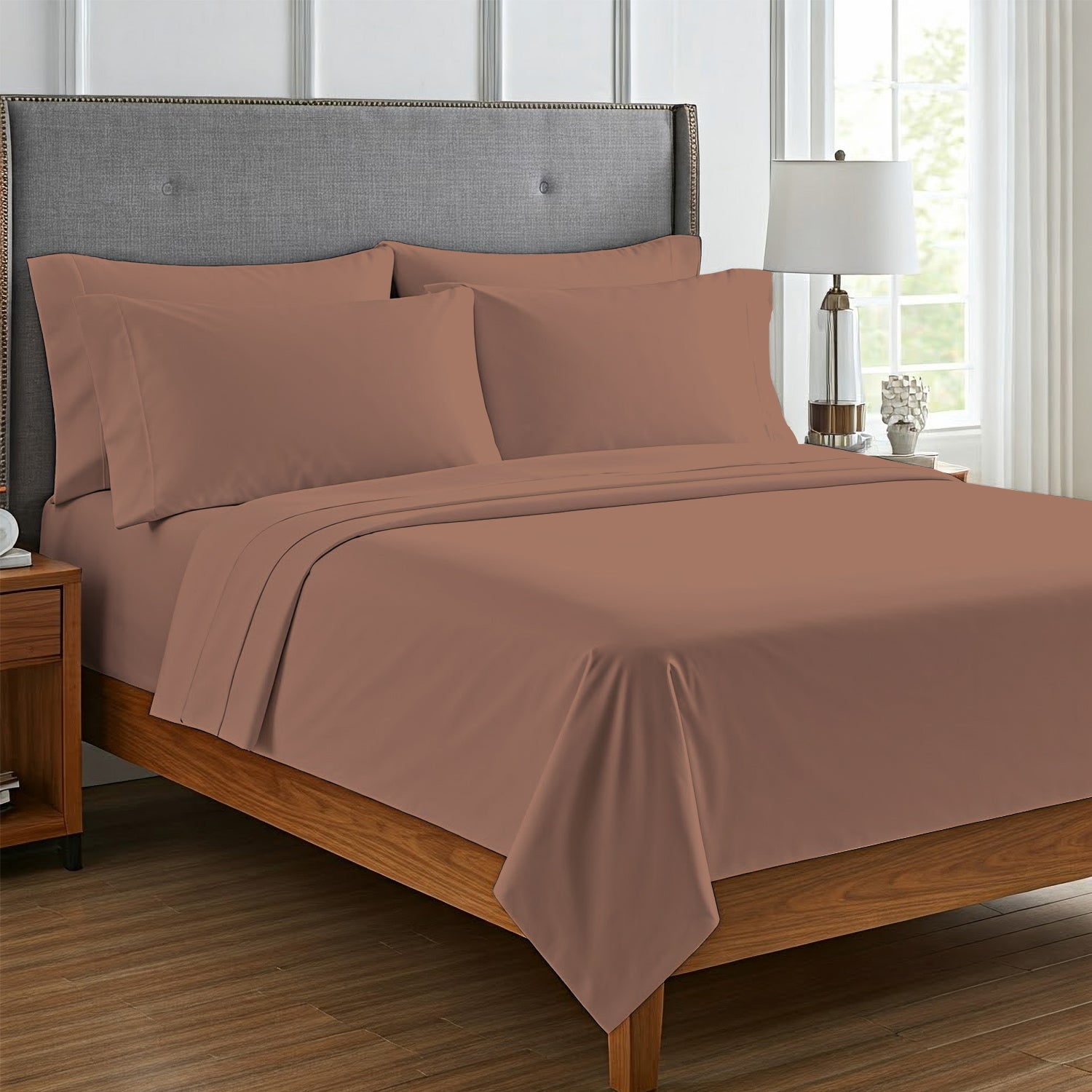 6-Piece Microfiber Bed Sheets ? Ultra-Soft, Wrinkle-Free, Deep Pocket ...