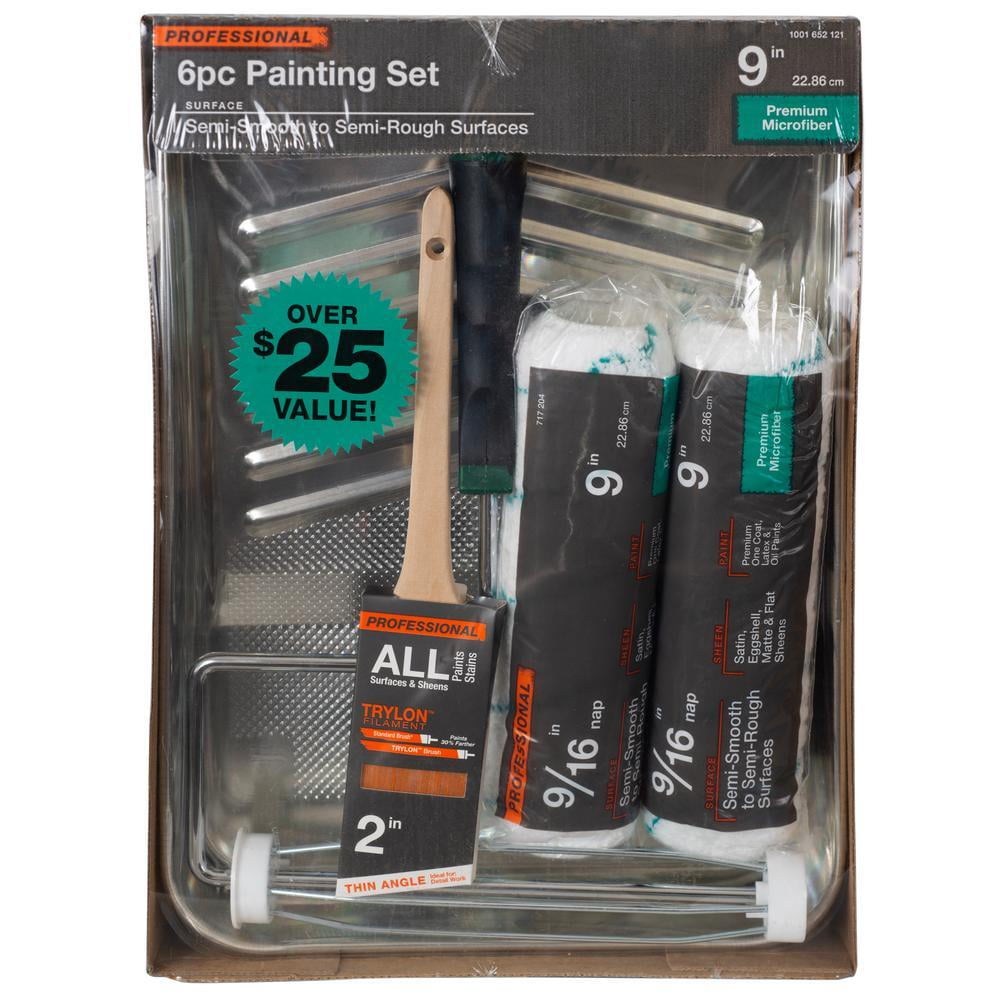 6-Piece Microfiber Paint Tray Kit - Walmart.com