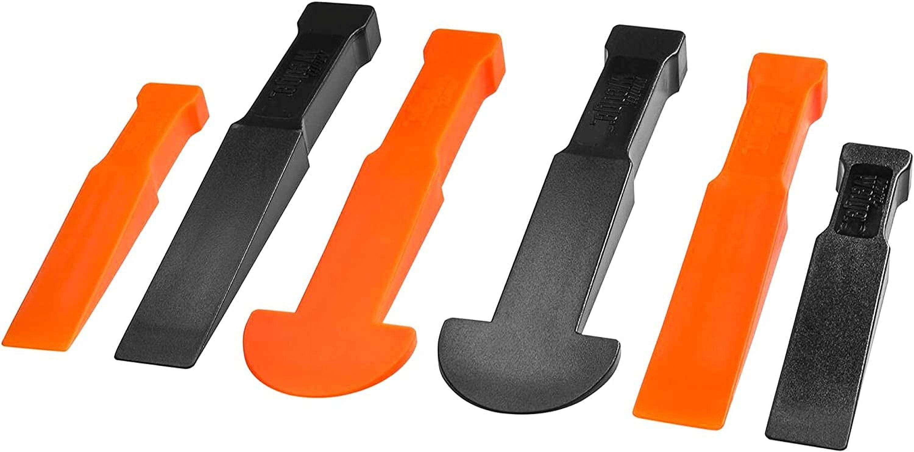 6 Piece Multi-Wedge Pry Tool Set, Non Marring Pry Bar, Auto Trim ...