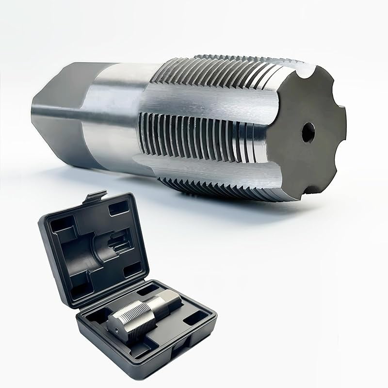 6-Piece NPT Pipe Tap Set, 1", 3/4", 1/2", 3/8", 1/4", 1/8" NPT Tap Set ...