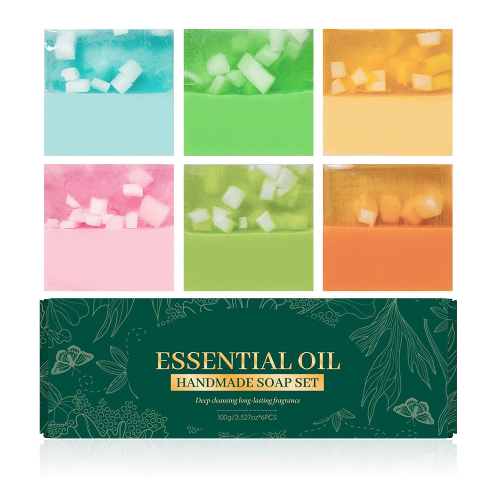 6-Piece Natural Bar Soap Set - Handmade Natural Bar Soa, Vegan Soap ...