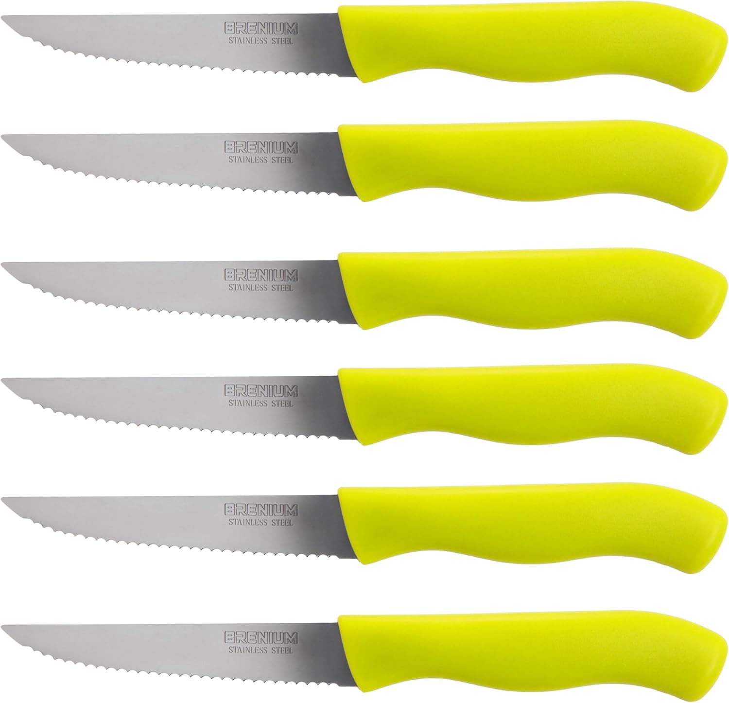 6-Piece Paring Knife Set – 4 Inch Razor Sharp Stainless Steel Spear ...