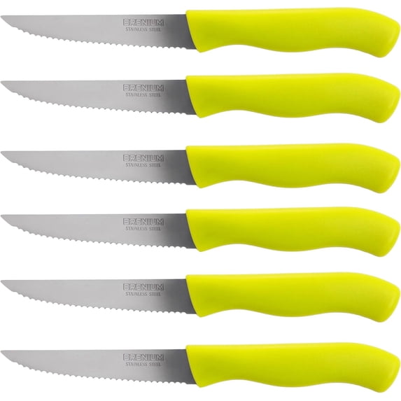 6-Piece Paring Knife Set – 4 Inch Razor Sharp Stainless Steel Spear ...