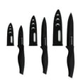 6-Piece Paring Knife Set with Sheaths-Ceramic Blade Sharp Rust Proof ...