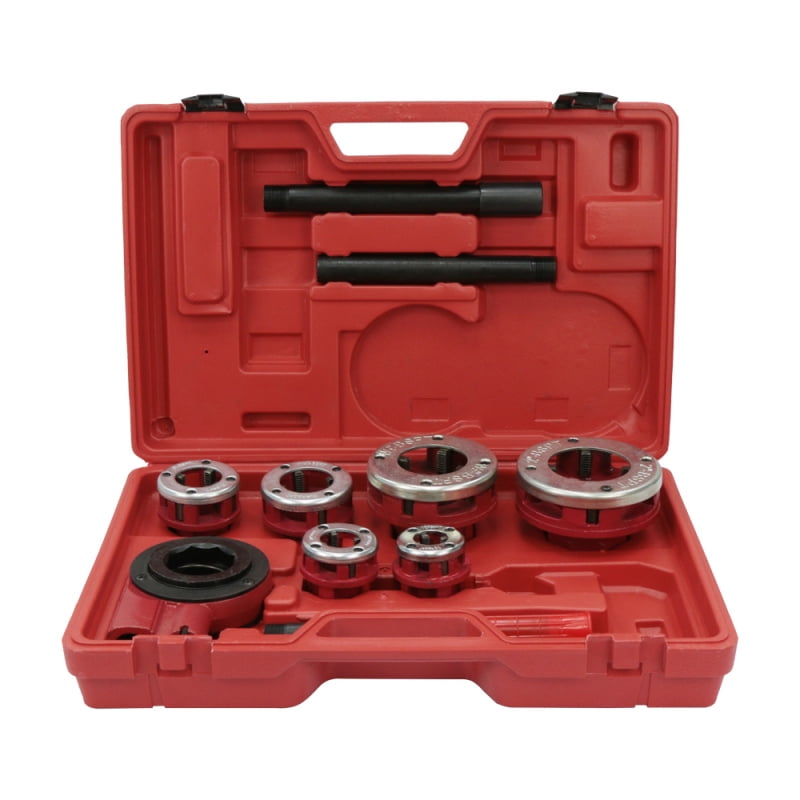 6-Piece Pipe Threader Set - 1/2" To 2" Handheld Threading Tool Kit For ...