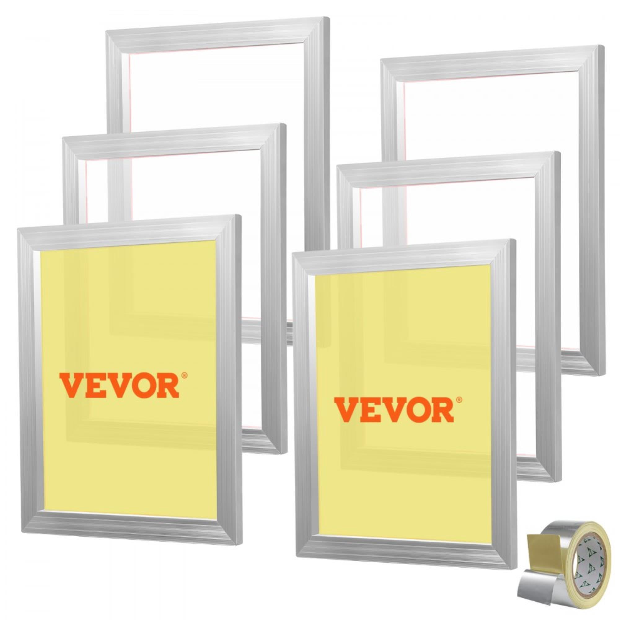 6-Piece Screen Printing Kit for DIY T-shirts, 16x20 Inch Aluminum ...