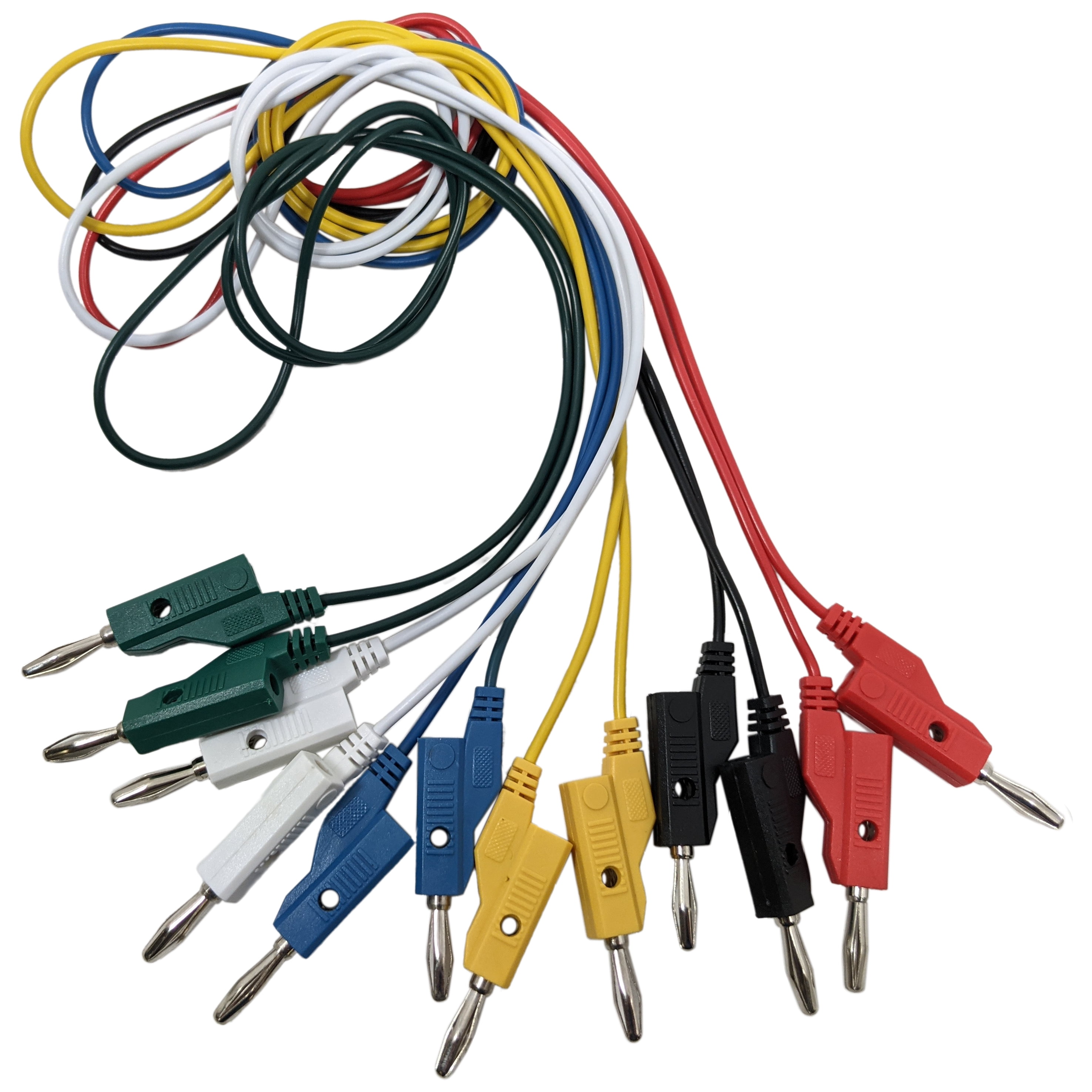 6 Piece Set Banana to Banana Test Leads, 36" Long - Walmart.com