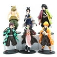 6 Piece Set of Demon Slayer Figures, 6.3 Inch Demon Slayer Toy. Demon ...