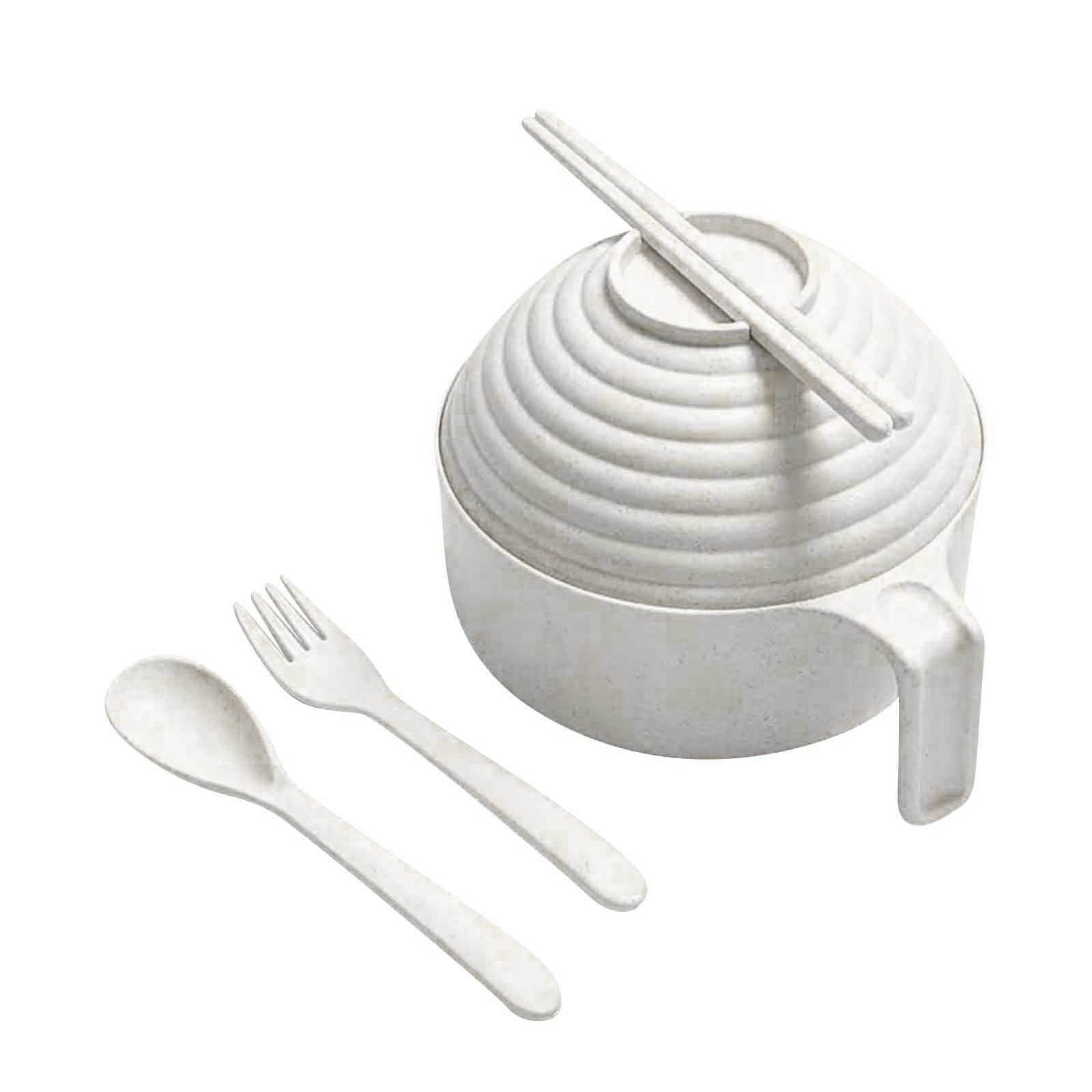 6 Piece Set Reganew Ramen Noodle Bowls Microwave Ramen Bowl with Lid ...