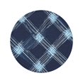 6-Piece Set Of Round Coasters Water-Resistant Leather Double-Sided Non ...