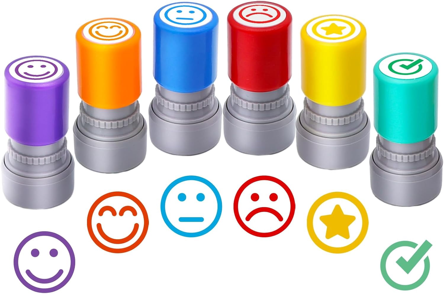 6-Piece Set of Rating Stamps-Teacher Stamps for Classroom Teacher ...