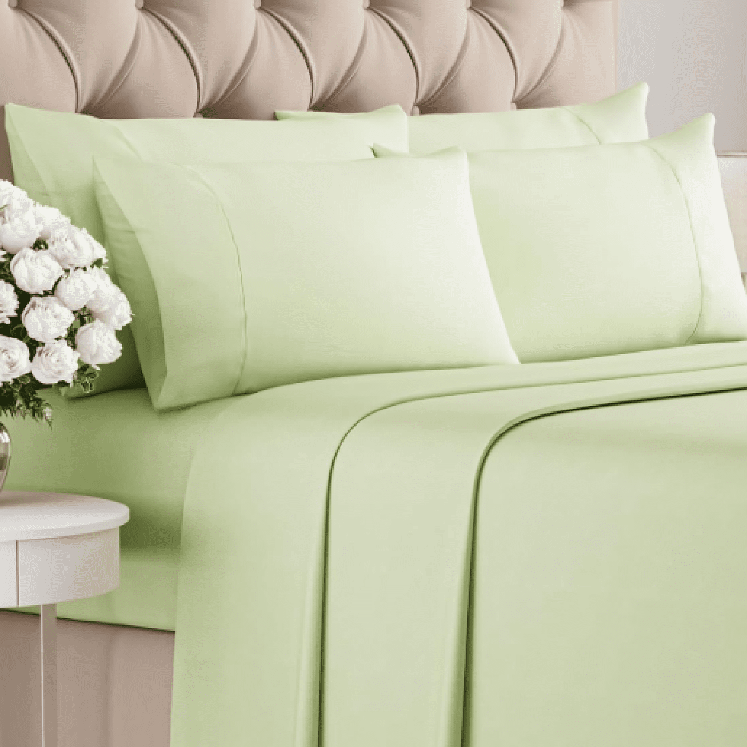 6 Piece Sheet Set - Comfy Breathable & Cooling - Ultra-Soft Hotel ...