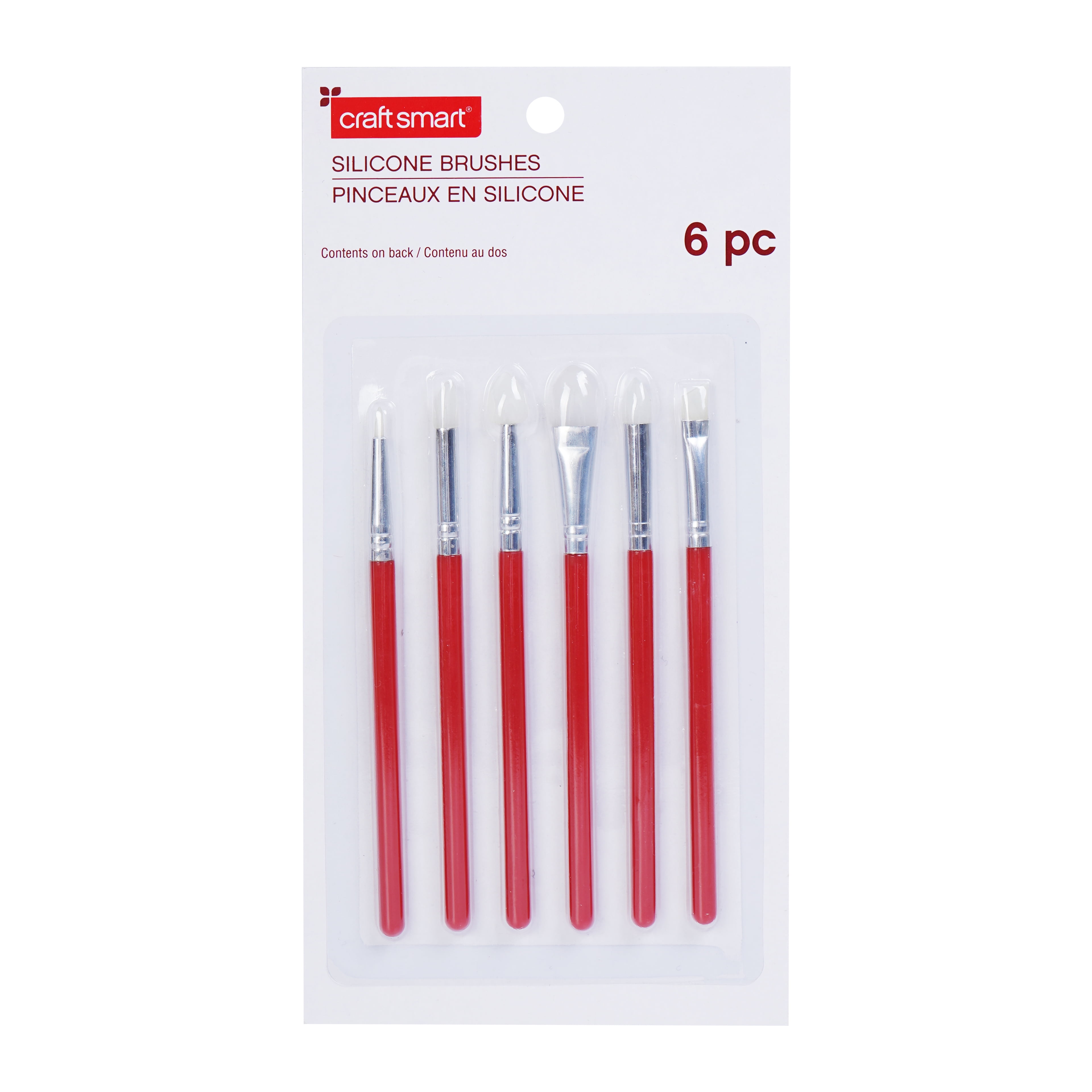 6 Piece Silicone Brush Set by Craft Smart - Walmart.com