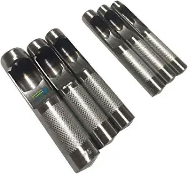 6 Piece Small Hollow Punch Leather, Grommet, Steel, Punch Metal ...