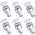 6 Piece Stainless Steel Toggle Box Lock Latch Hardware Buckle Cap Lock ...