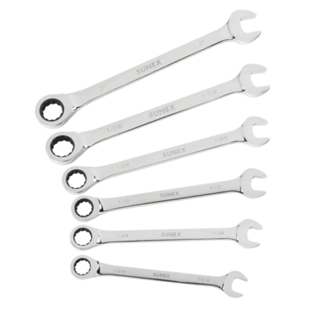 6 Piece Super Jumbo Ratcheting Wrench Set - Walmart.com