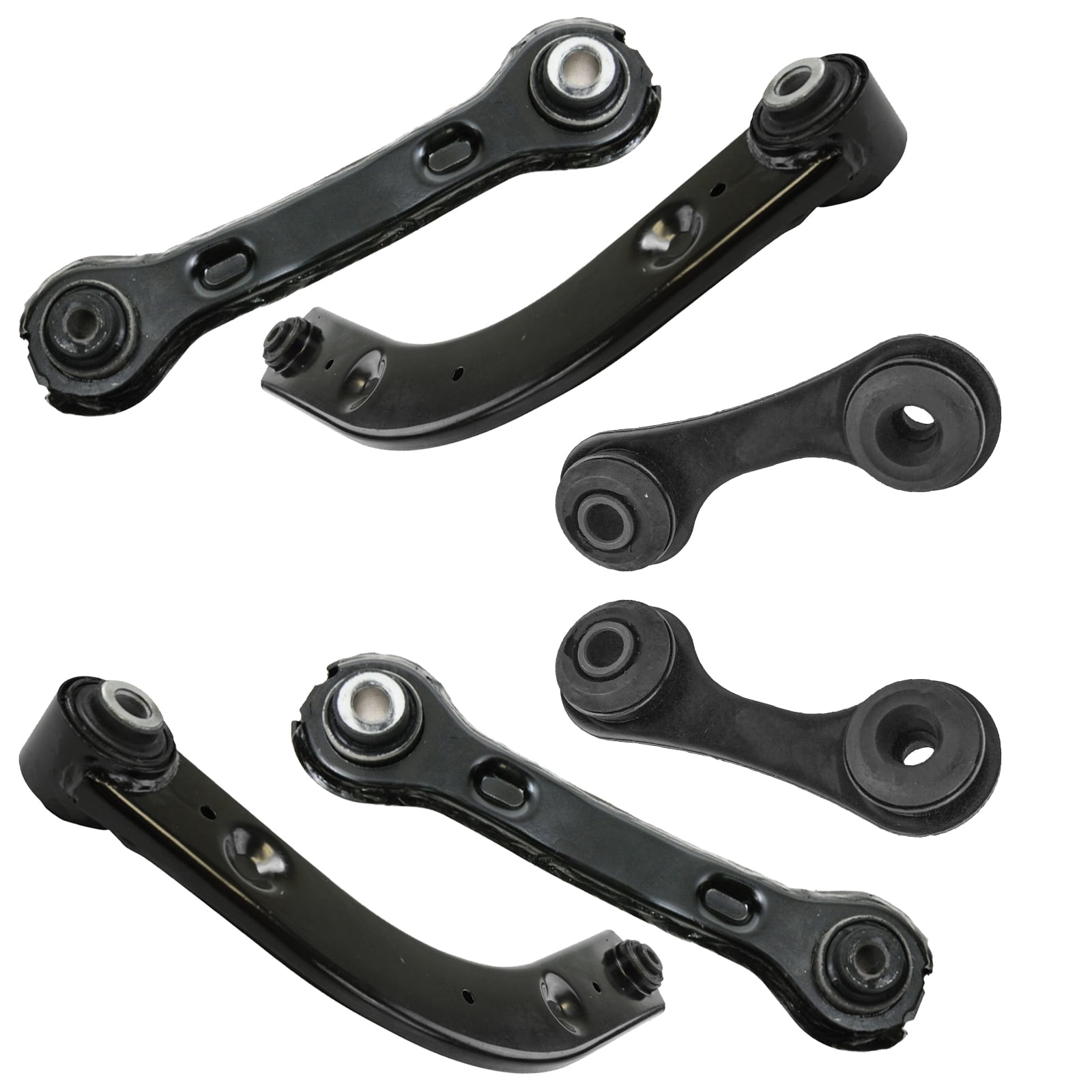 6 Piece Suspension Kit Sway Bar Links Upper Control Arms Lower Forward ...