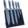 6-Piece Titanium Coated Knife Set with Magnetic Wood Block – Ultra ...