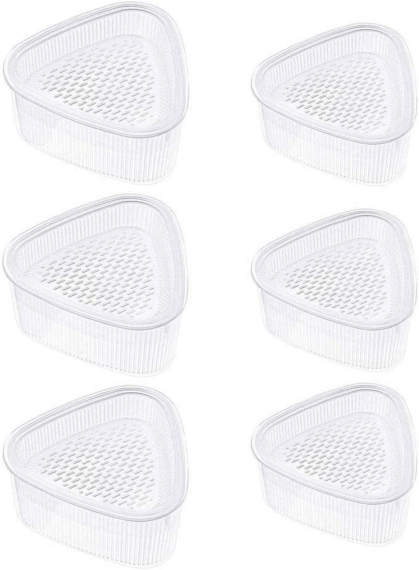 6 Piece Triangle Sushi Moulds (2 sizes) Onigiri Maker Bento Press DIY ...
