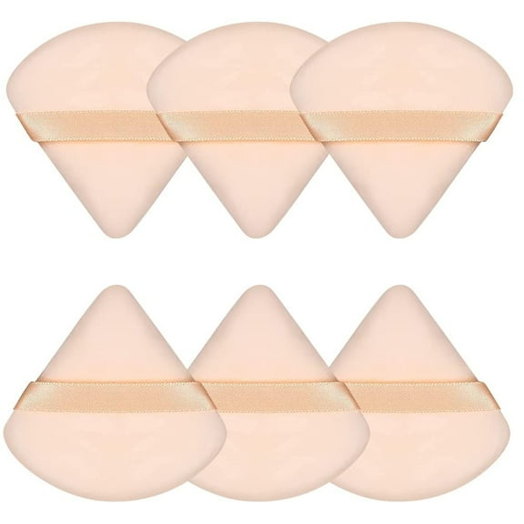 Sohindel Heart-shaped Multicolour Fiber Cotton Makeup Sponge, 6 Pieces ...