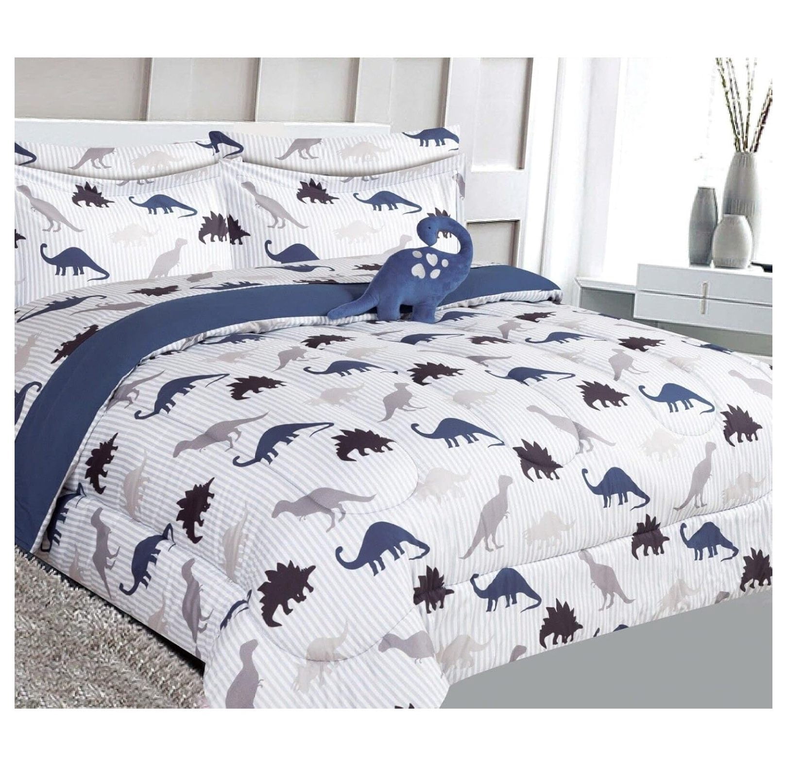 6 Piece Twin Girl Boy Teenager Toodler Comforter Bedding Bed in a Bag ...