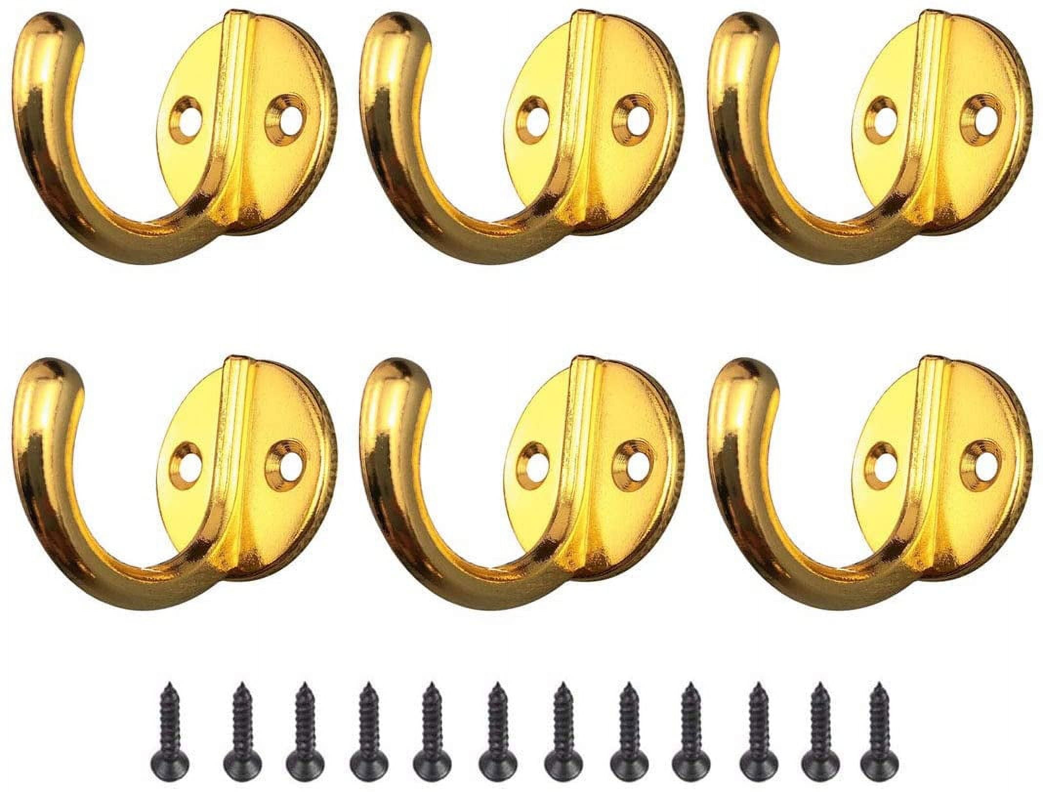 6 Piece Vintage Coat Rack Hooks Metal Wall Hooks Retro Coat Hook Hats ...