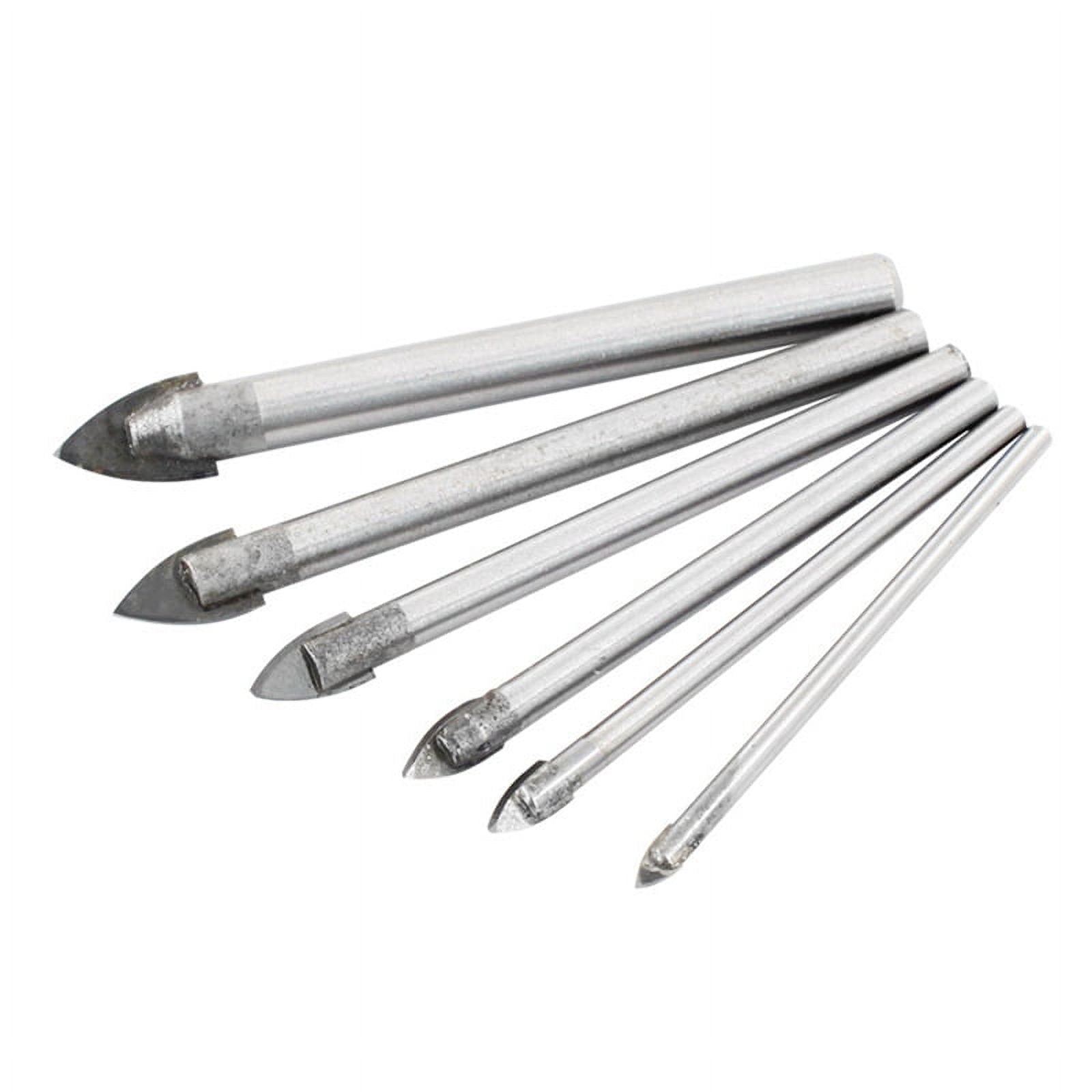 6-Piece Woodworking Bit Set is Suitable for Drilling Expander of Glass ...