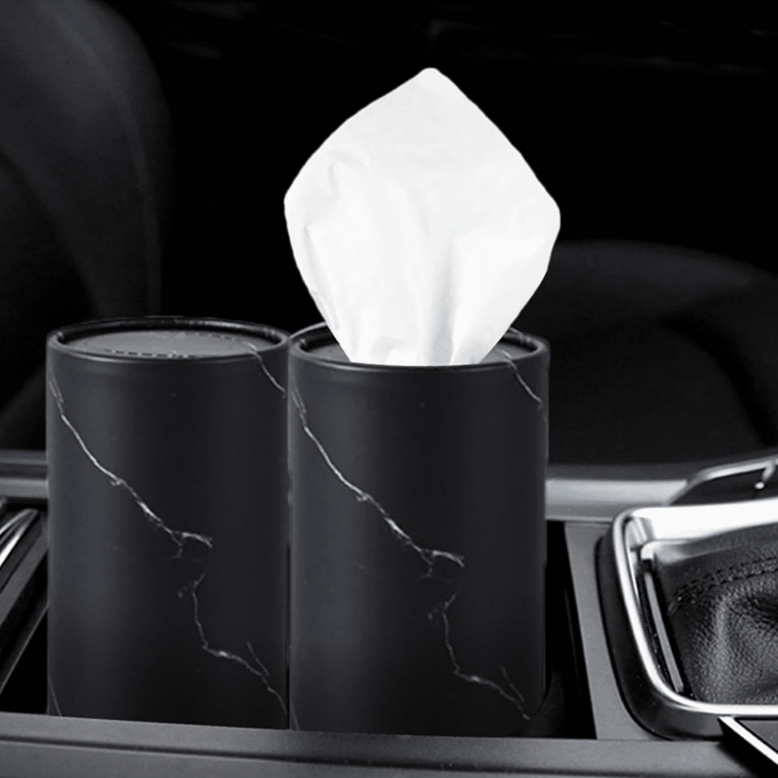 6 Pieces 14.5x6.8cm Car Tissue Tube Cylinder Car Facial Tissue Holder ...