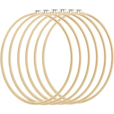 Embroidery Hoops, Bamboo Hoops with Adjustable Screw for Home Ornaments ...