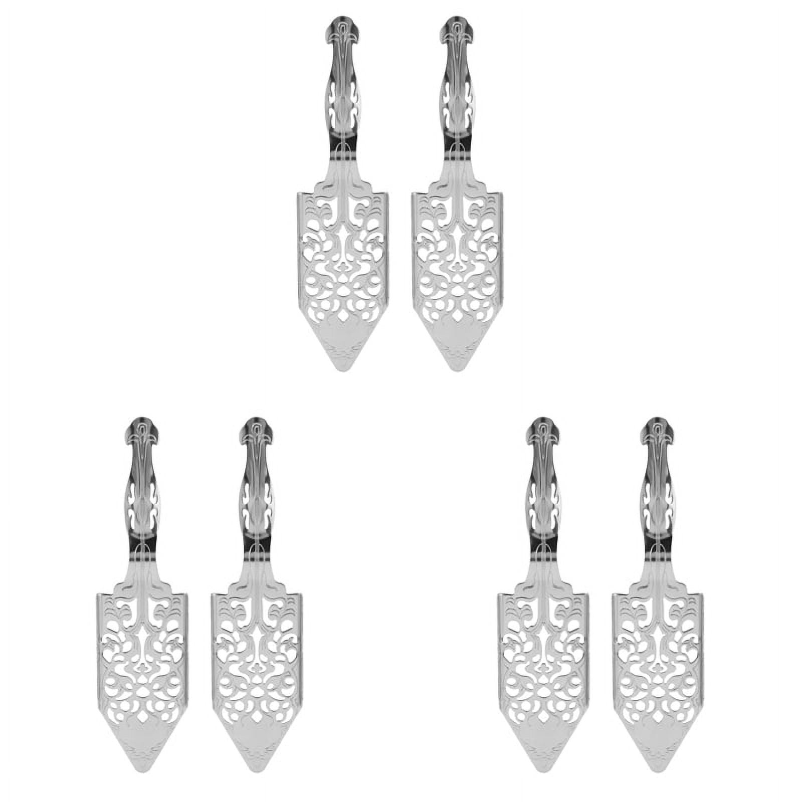 6 Pieces Absinthe Spoons, Stainless Steel Absinthe Cocktails Spoon ...